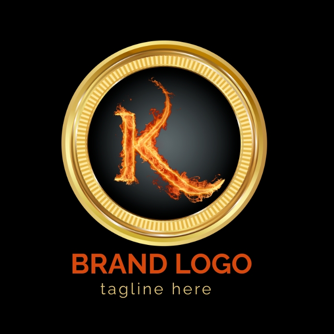 Copy of K logo design| Company logo | PosterMyWall